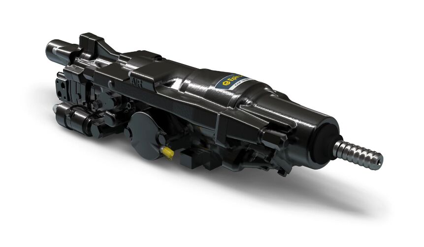 Underground Epiroc Rock Drill Skid Steer Excavator Mounted For Granite ...